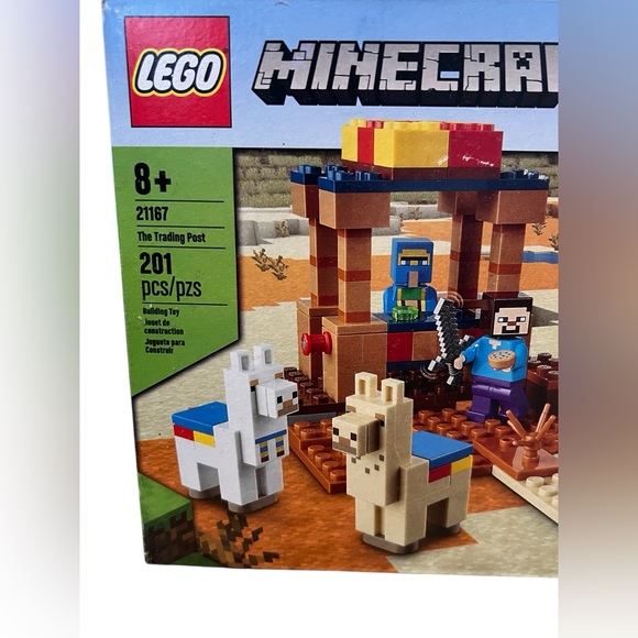 Lego | Toys | Nib Retired Lego Minecraft 2167the Trading Post 21 Pieces ...